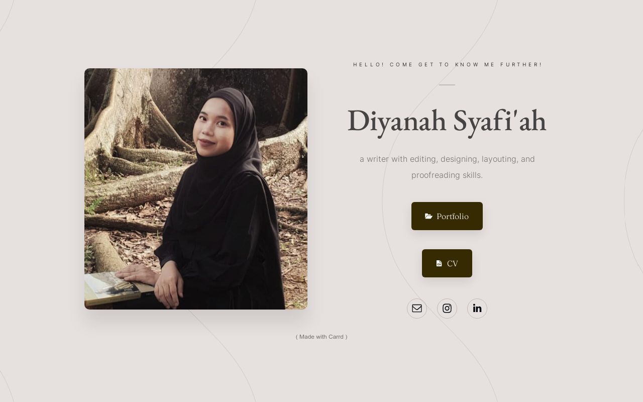Diyanah Syafiah's Portfolio